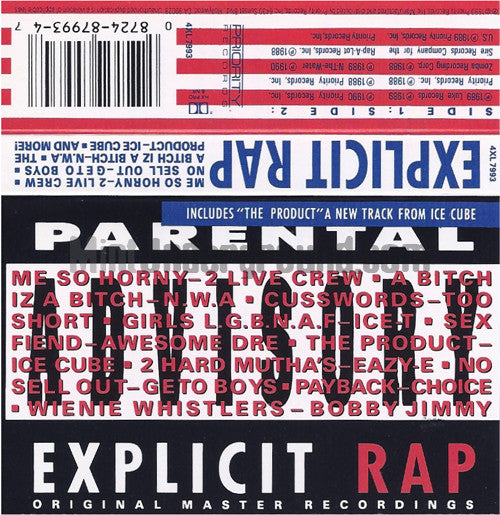 Various Artists: Explicit Rap: Cassette – Mint Underground