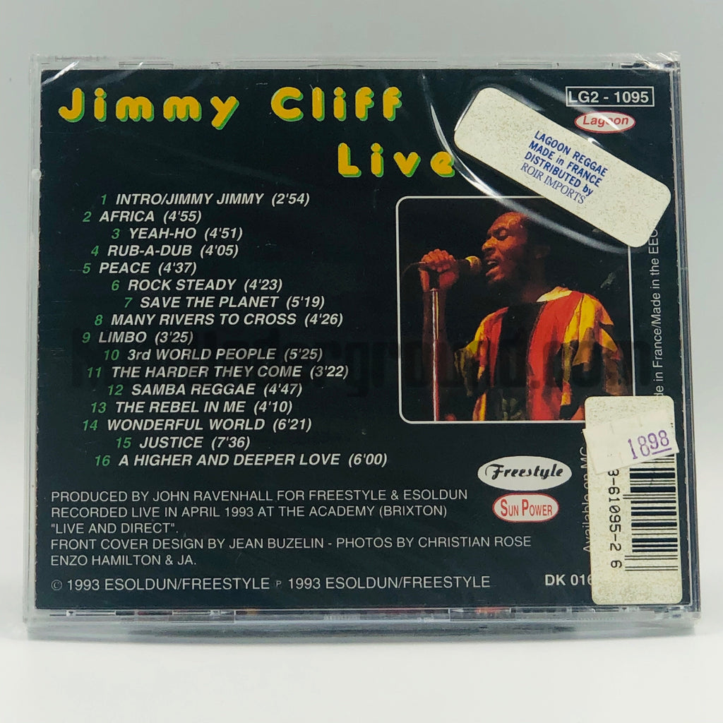Jimmy Cliff: Live '93: CD – Mint Underground