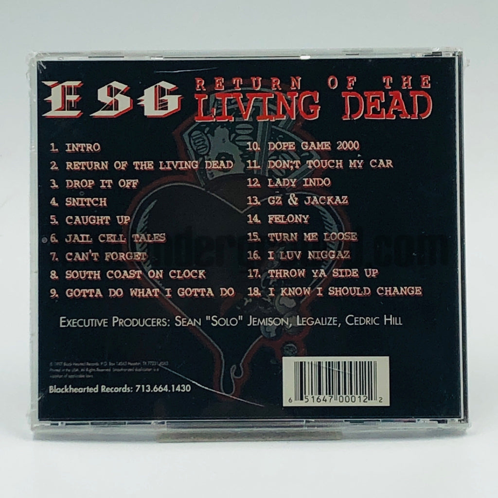 E.S.G./ESG (Everyday Street Gangsta): Return Of The Living Dead: CD ...