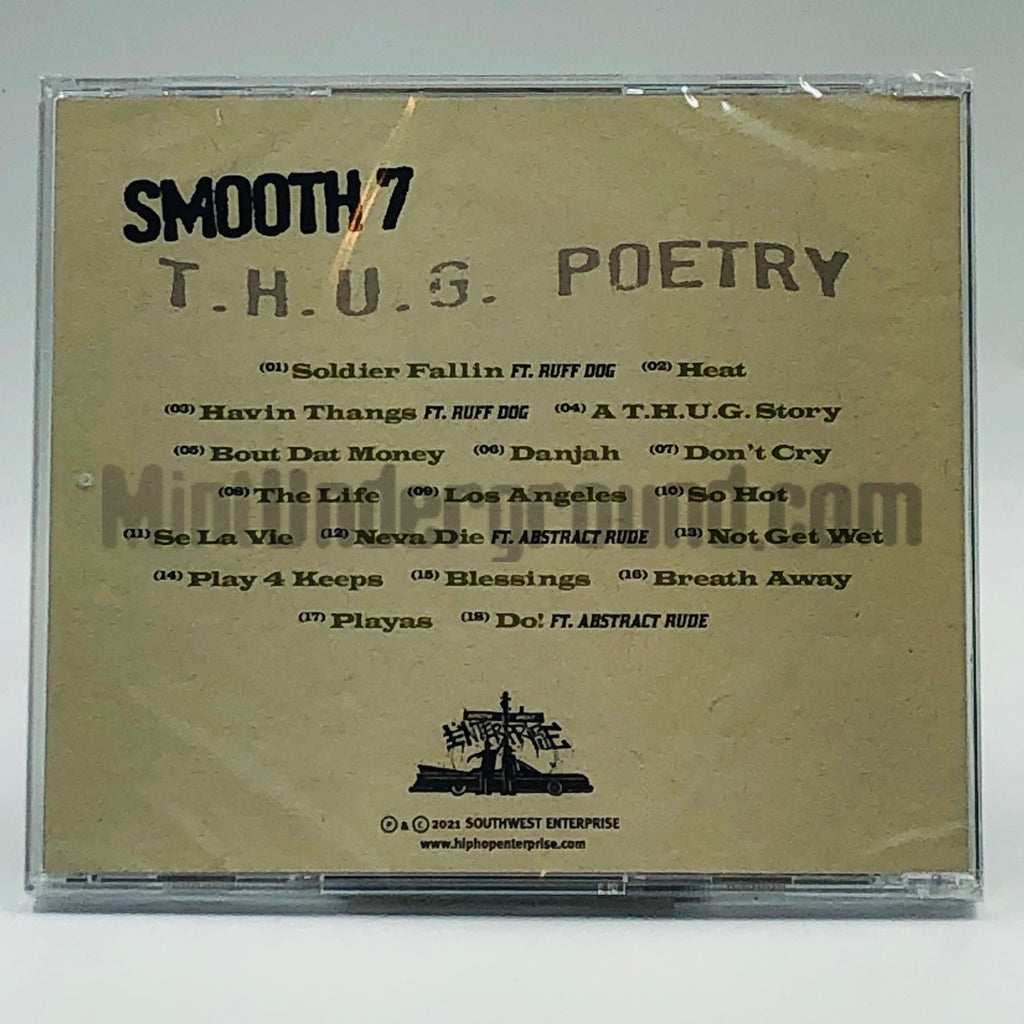 Smooth 7/I Smooth 7: T.H.U.G. Poetry: CD – Mint Underground