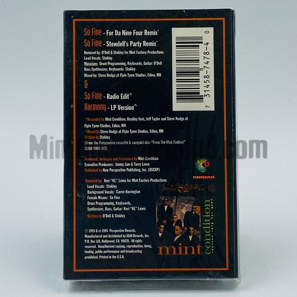 Mint Condition: So Fine: Cassette Single – Mint Underground