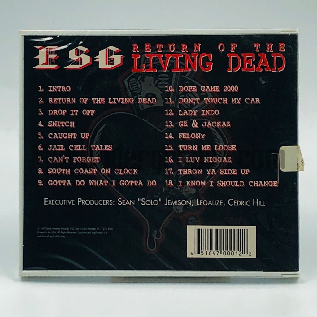 E.S.G./ESG (Everyday Street Gangsta): Return Of The Living Dead: CD ...