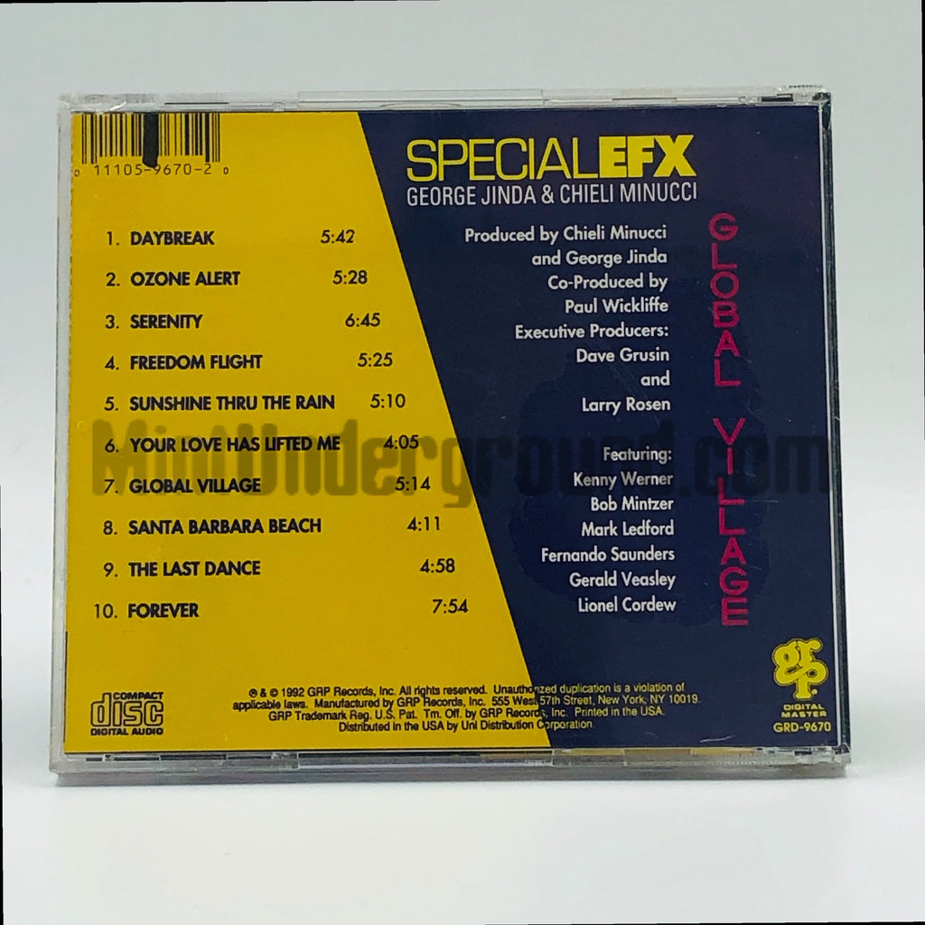 Special EFX Feat. George Jinda & Chieli Minucci: Global Village: CD – Mint Underground