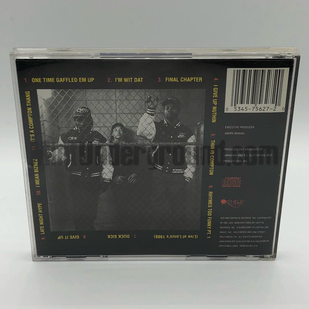 Compton's Most Wanted/C.M.W./CMW: It's A Compton Thang: CD – Mint ...